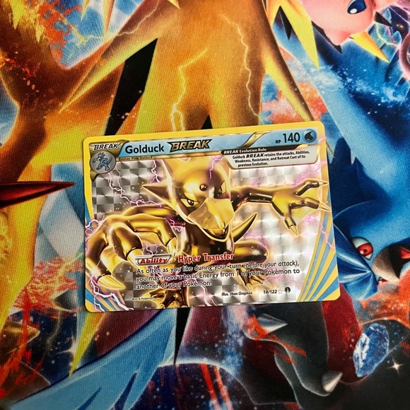 Pokemon | Other | Pokemon Golduck Break Holo Rare Card 26 Xy Breakpoint ...